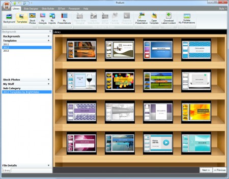 Powerpoint Templates & Backgrounds - BrightSlides - Official Site of ...